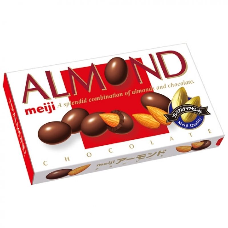 Socola bọc hạnh nhân Meiji Almond 79g-Hàng Nhật Bản Thực Phẩm